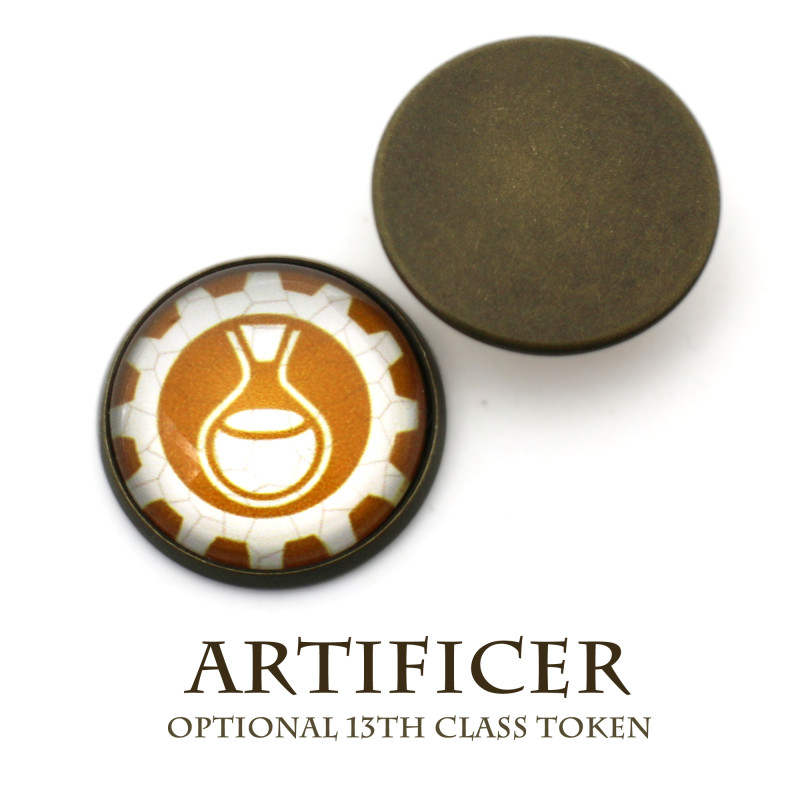 Glass D&D Tokens - Player Class Counters