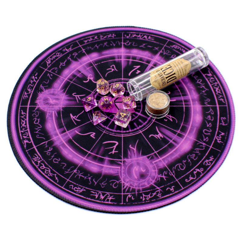 Arcane Circle Dice Mat and Dice