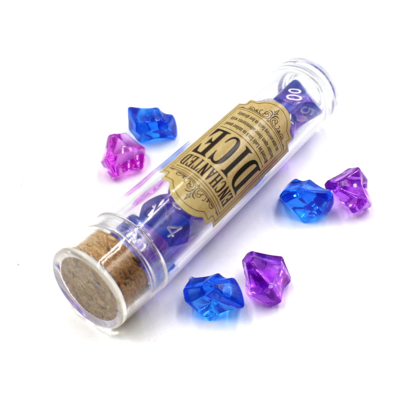 Enchanted Dice Bottle - Dual Colour Transparent
