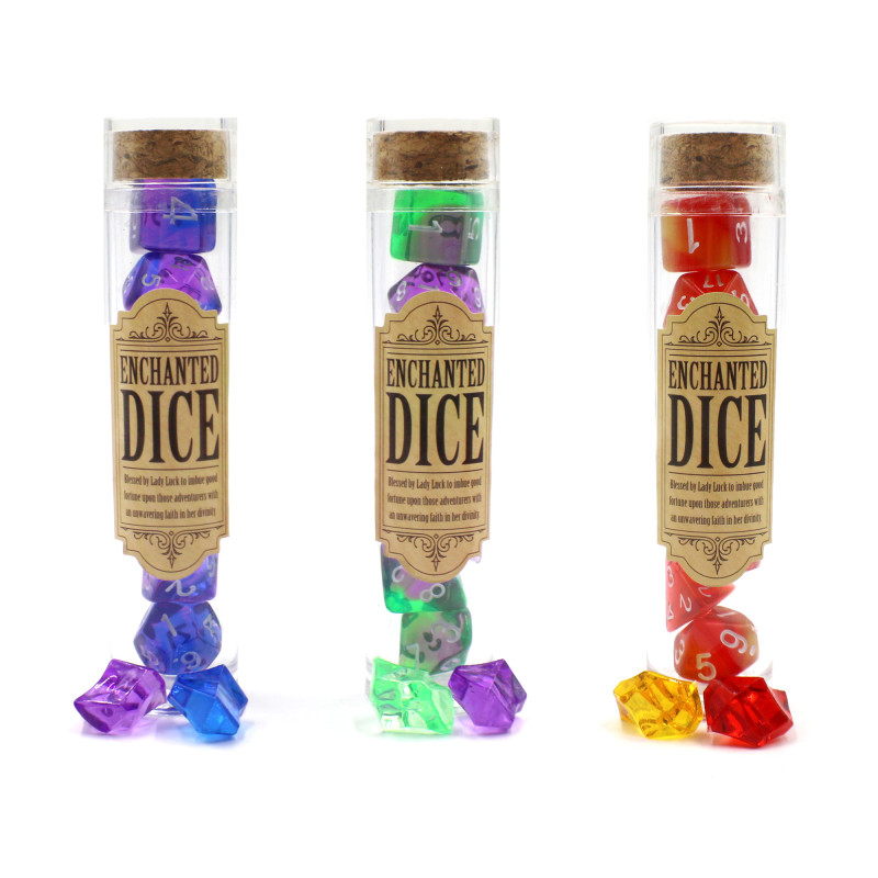Enchanted Dice Bottle - Dual Colour Transparent