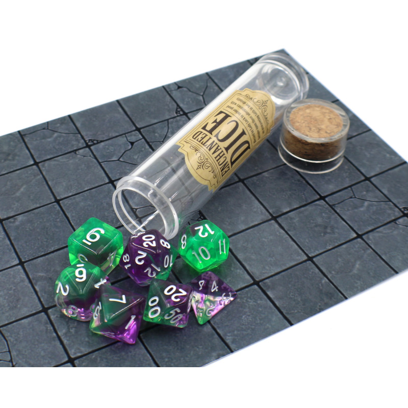 Enchanted Dice Bottle - Dual Colour Transparent