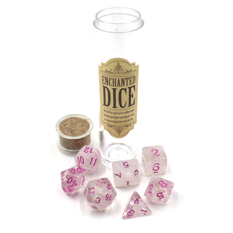 Enchanted Dice Bottle - Transparent Smoke Dice