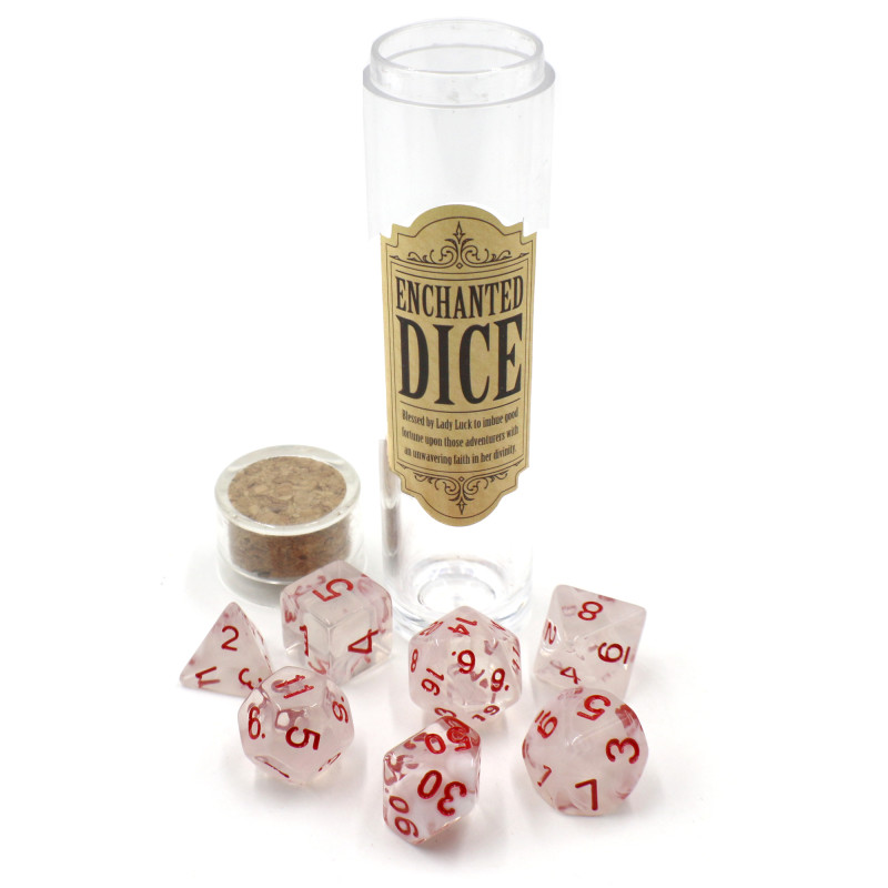 Enchanted Dice Bottle - Transparent Smoke Dice