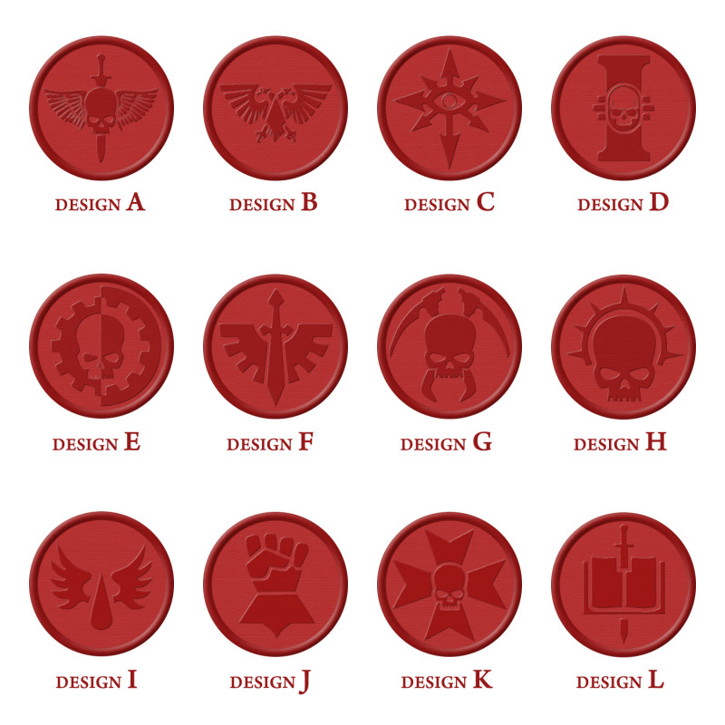 Wax Stamp Set - Warhammer 40K Purity Seal